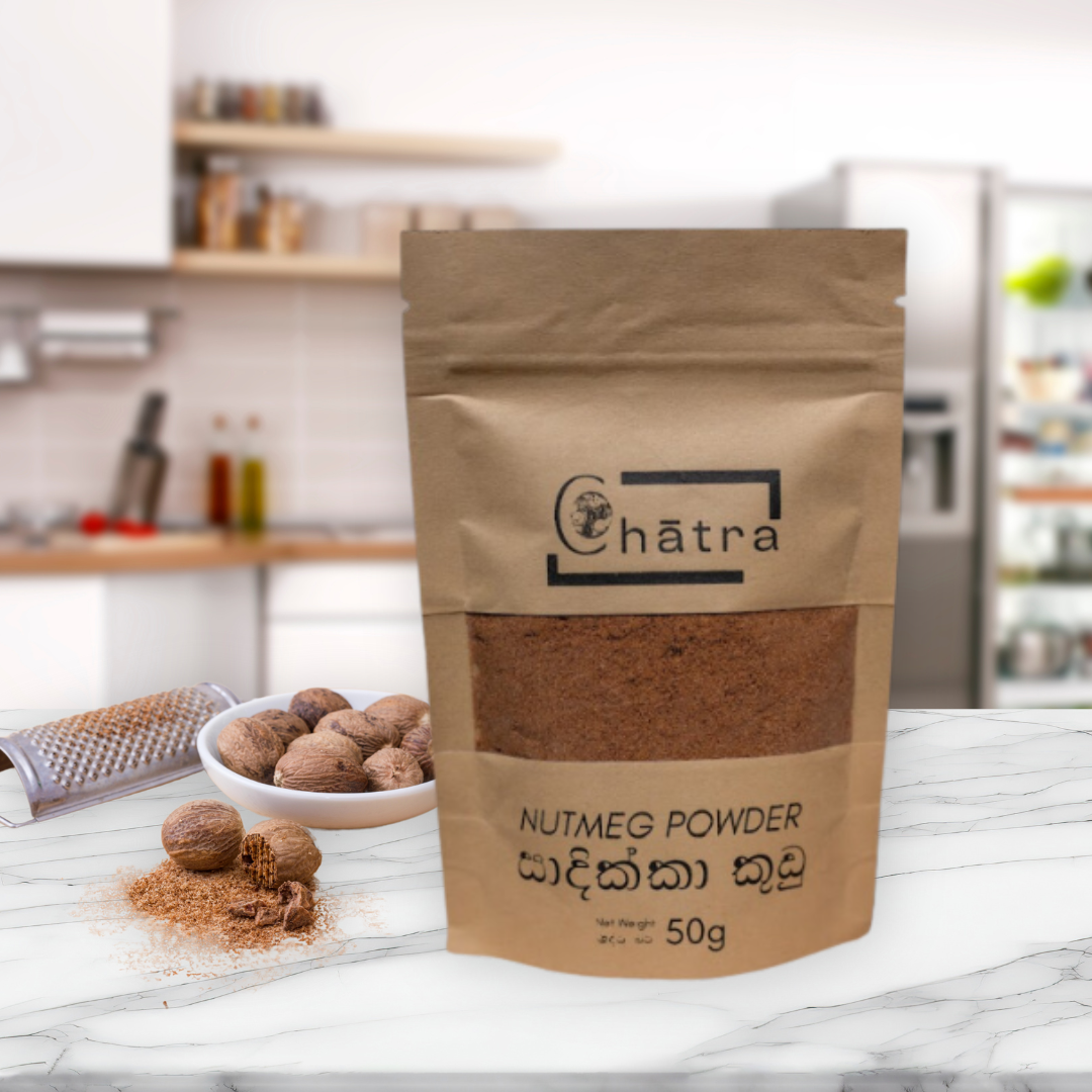 Nutmeg powder- 50g – Ceylon Organic House